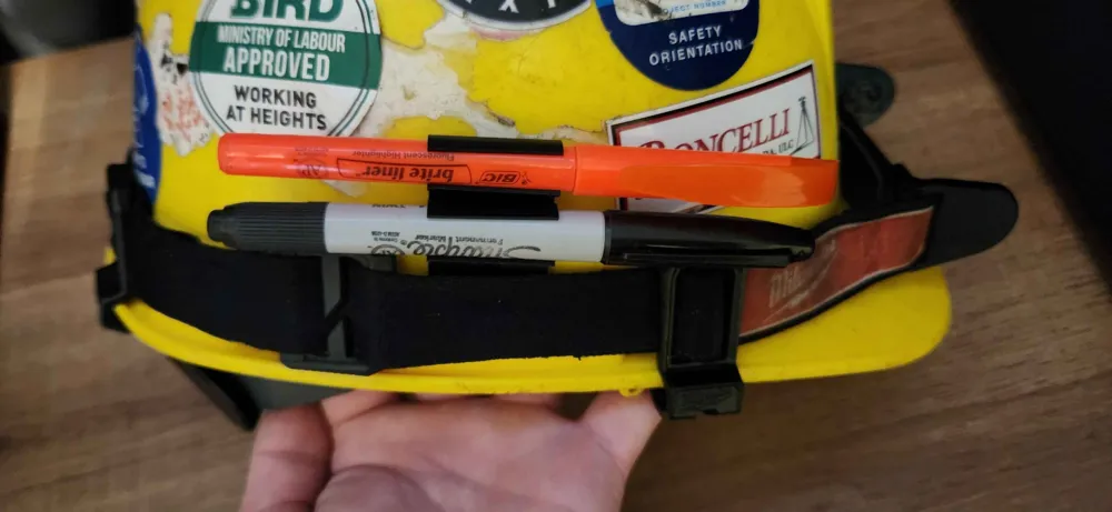 Hard Hat Marker Holder Remixed by Chined MakerWorld: Download Free 3D ...