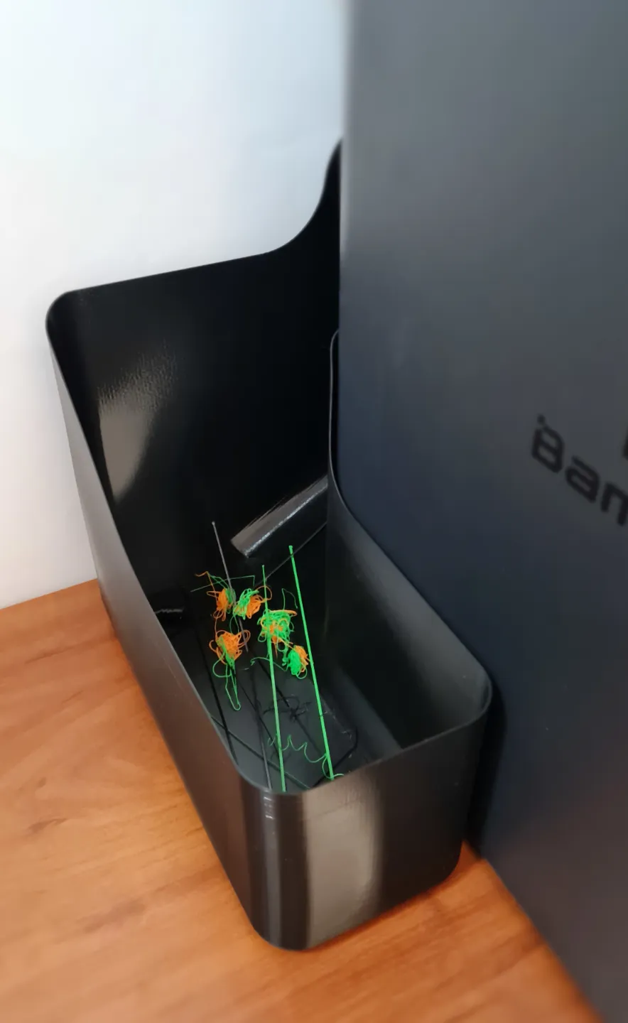 Filament Poop Chute/Poop Bin for Bambu Lab P1/X1 by 3D-Vizja MakerWorld ...