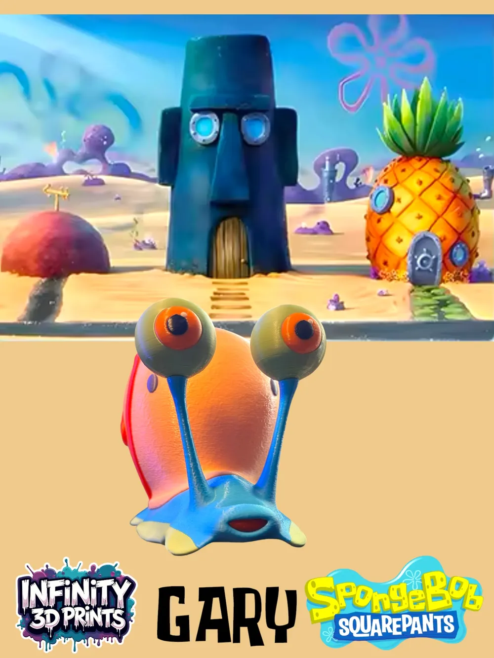 GARY SPONGEBOB by INFINITY 3D PRINTS MakerWorld: Download Free 3D Models