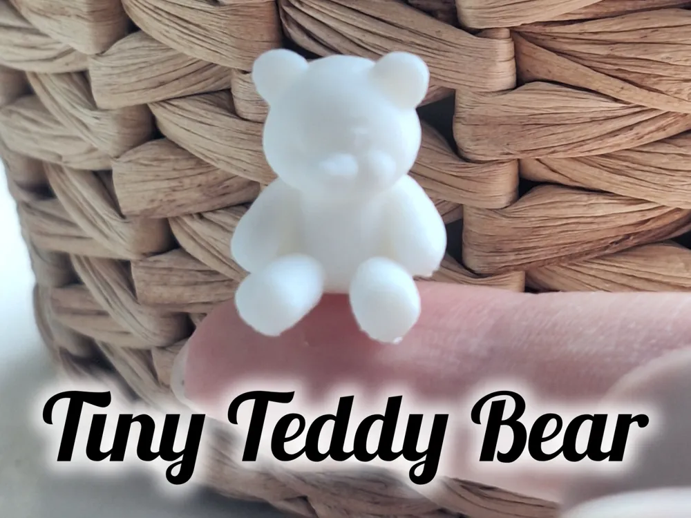 Tiny Teddy Bear by Ureleed Records MakerWorld: Download Free 3D Models