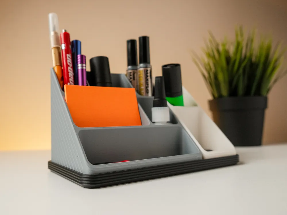 Modular Desk Organizer - Free 3D Print Model - MakerWorld