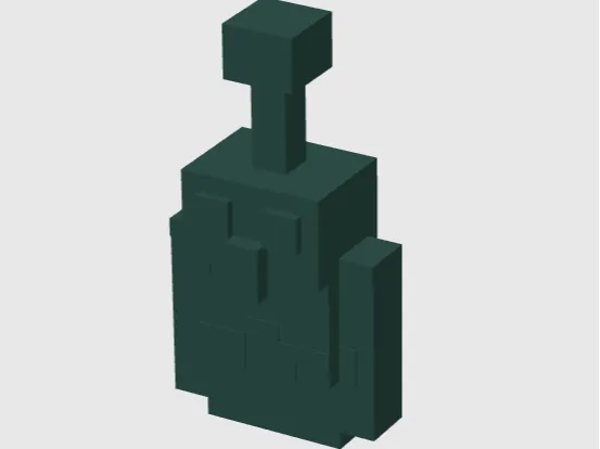 oxidized copper golem - Free 3D Print Model - MakerWorld