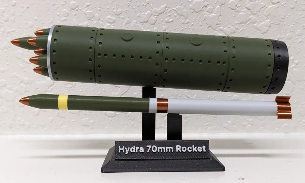 Hydra 70mm Rocket Pod used by A-10 Warthog by Rexi Labs MakerWorld ...