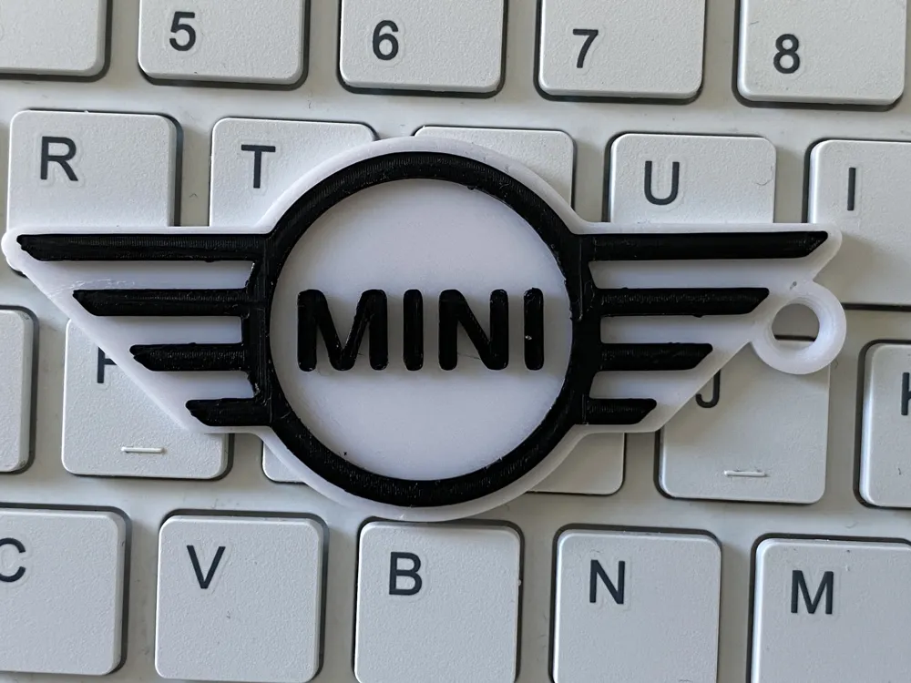 Keychain with MINI series logo (new logo) by Fozi MakerWorld: Download ...
