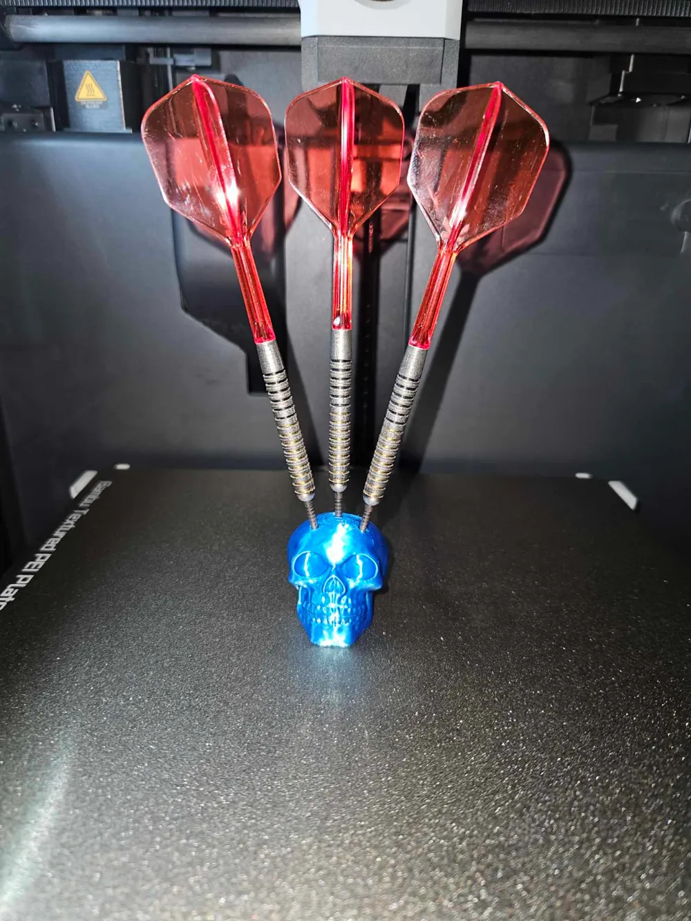 Skull dart stand smaller by kevin.k - MakerWorld