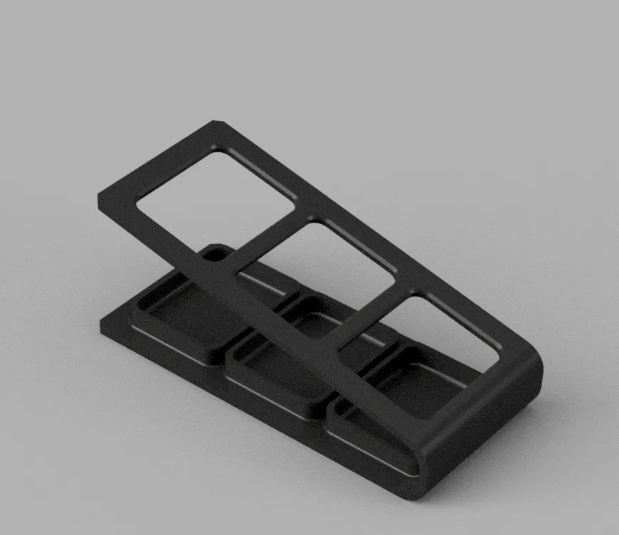 Minimalist Remote Control Holder – 3 Slots by aleiccs17 MakerWorld ...