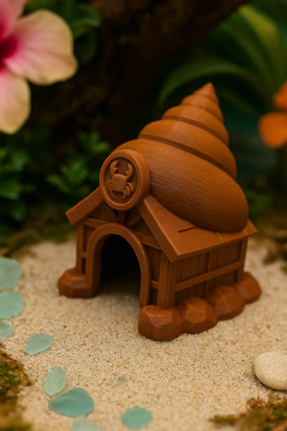 Hermit Crab Shell Hut - Free 3D Print Model - MakerWorld