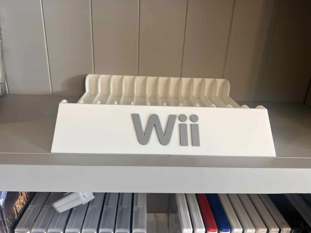 Nintendo Wii Game Holder for 12 Games cases - Free 3D Print Model ...