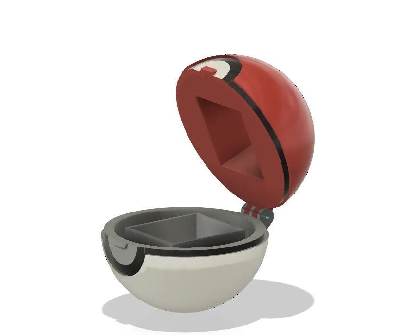 Pokeball Deck Box - Free 3D Print Model - MakerWorld