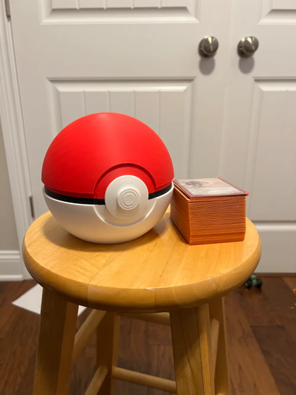 Pokeball Deck Box - Free 3D Print Model - MakerWorld
