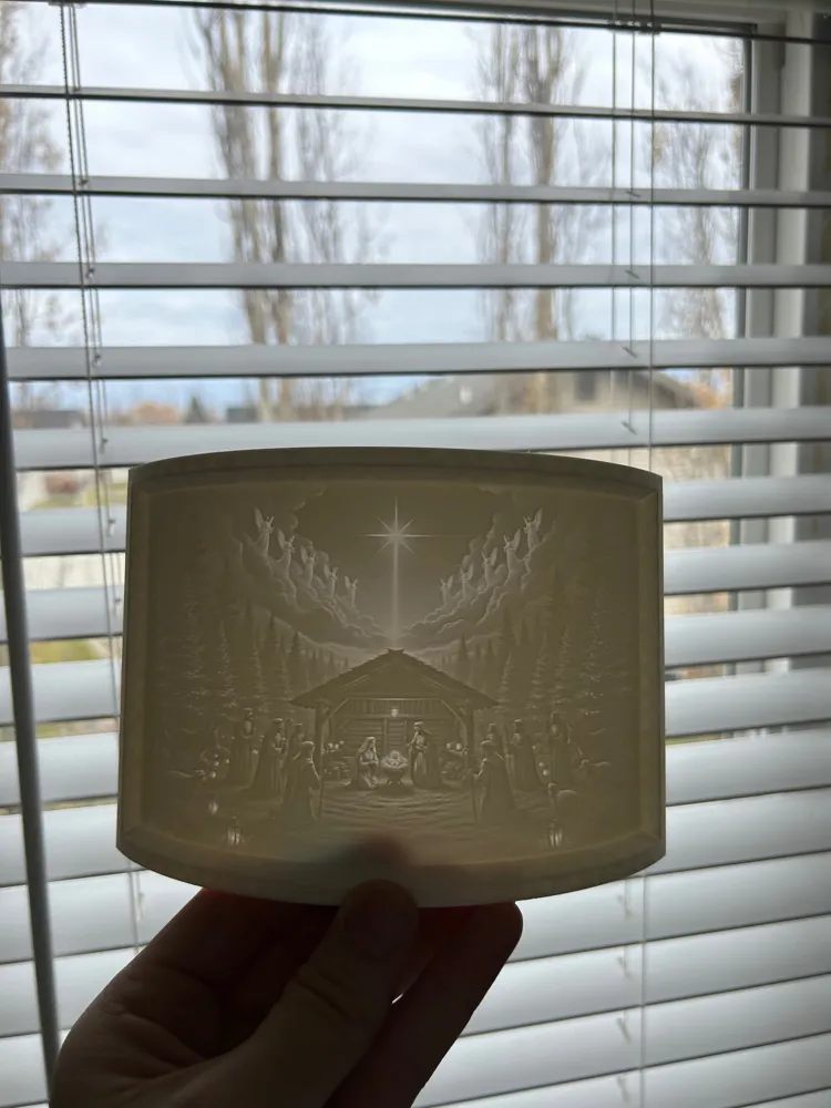 Christmas Nativity Lithophane by Clark MakerWorld: Download Free 3D Models