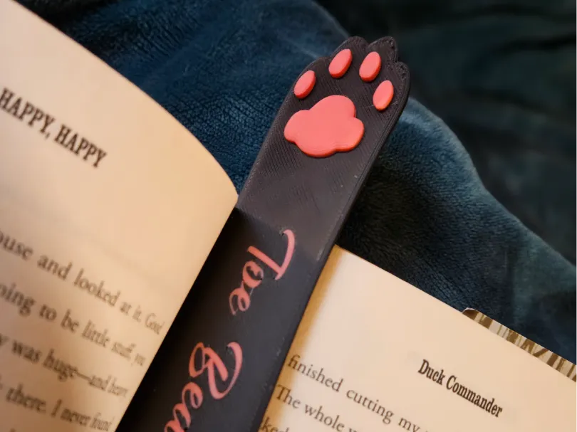 Cat Paw Toe Beans Bookmark - Free 3D Print Model - MakerWorld