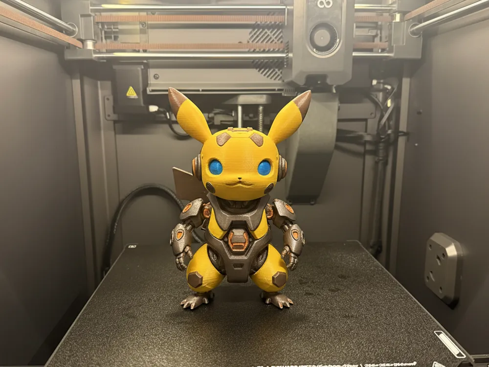 Robo Pikachu - Free 3D Print Model - MakerWorld