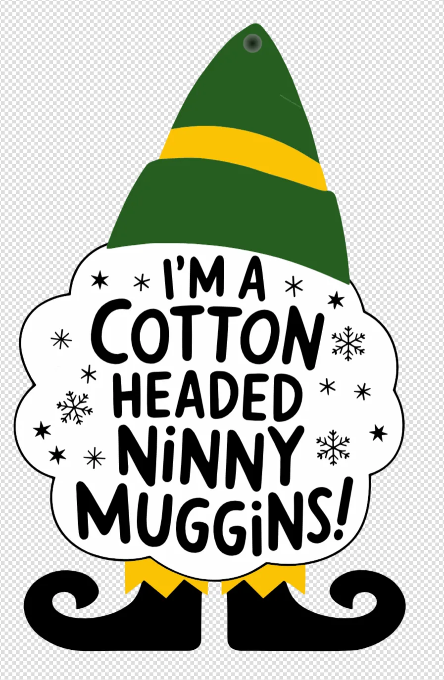 Elf Movie - Ninny Muggins Ornament by jclarkusaf - MakerWorld