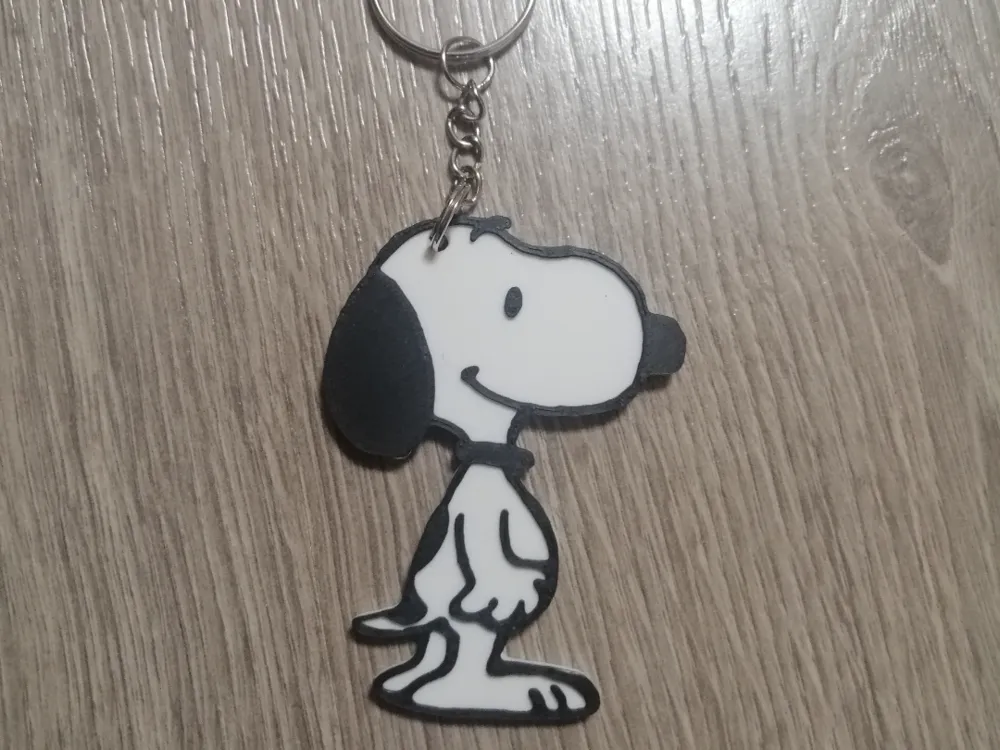 Snoopy keychain by Flame MakerWorld: Download Free 3D Models