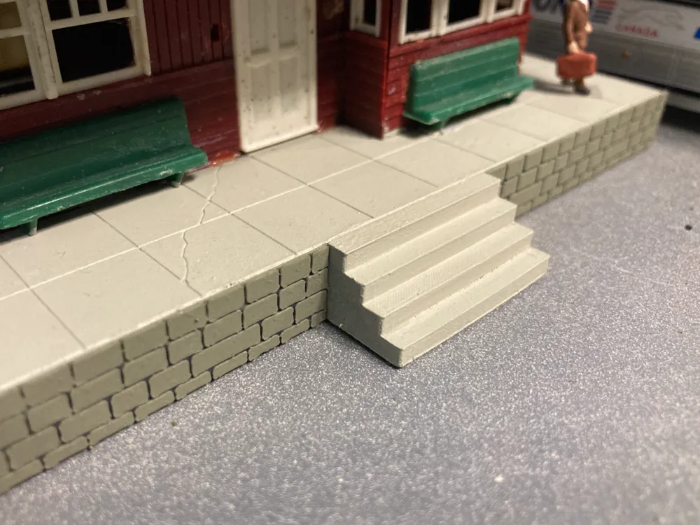 Stairs and ramp - HO scale - Free 3D Print Model - MakerWorld