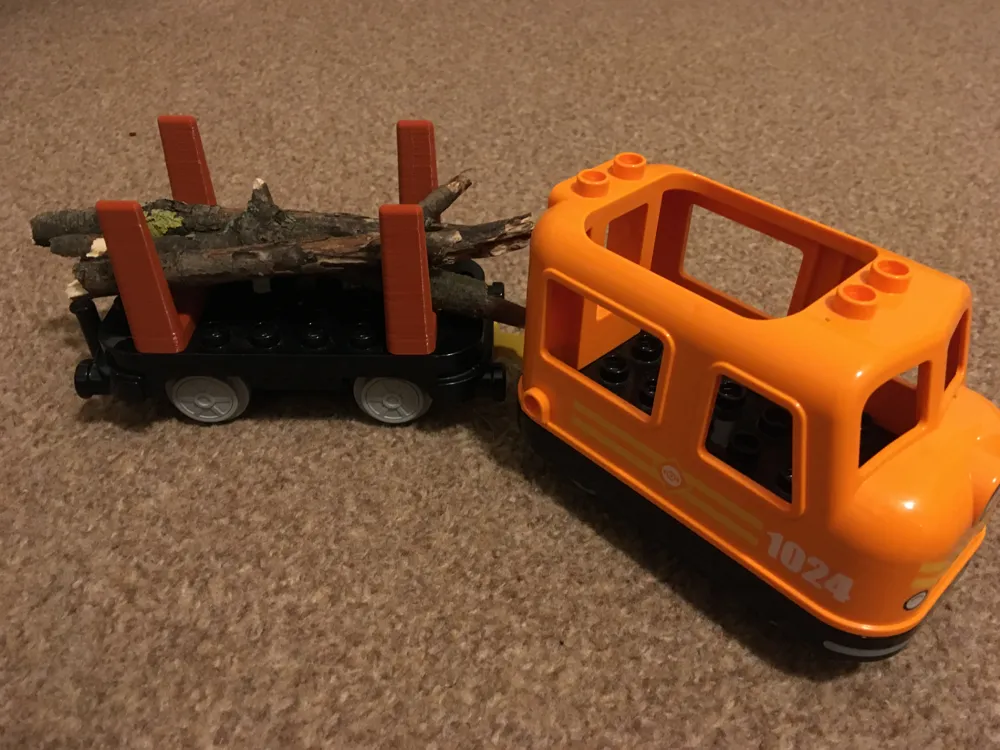 LEGO DUPLO forks for log wagon by smejch - MakerWorld