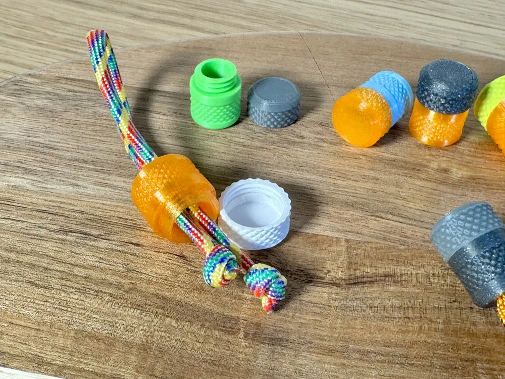 Paracord End Cap Set for Gear & Gadgets - Free 3D Print Model - MakerWorld