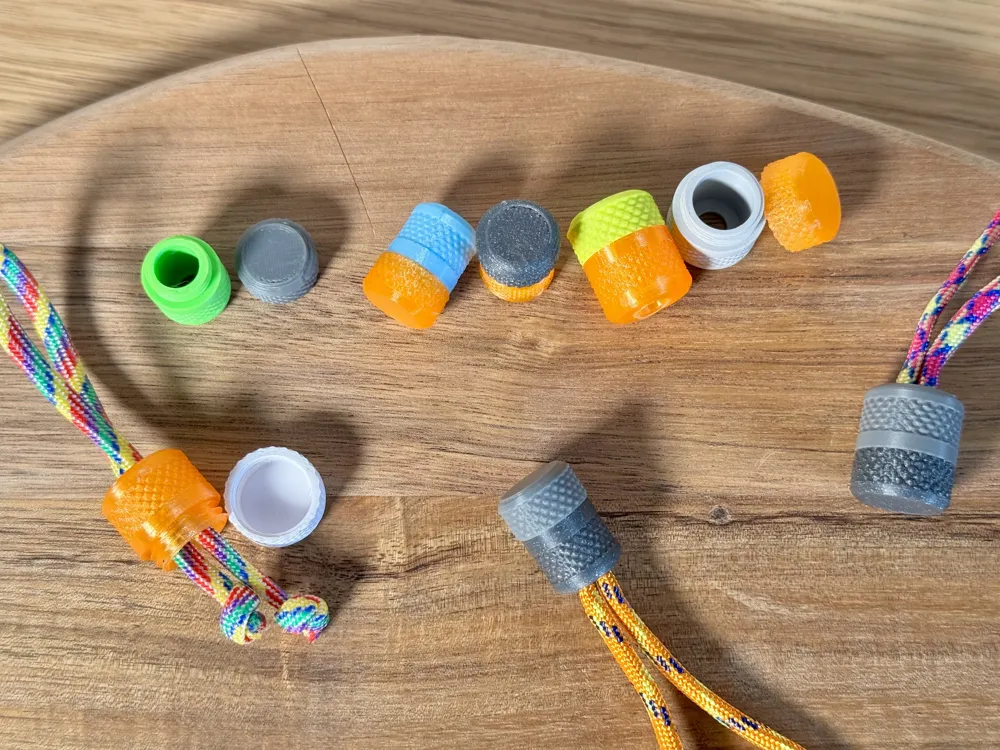 Paracord End Cap Set for Gear & Gadgets by Michele MakerWorld: Download ...