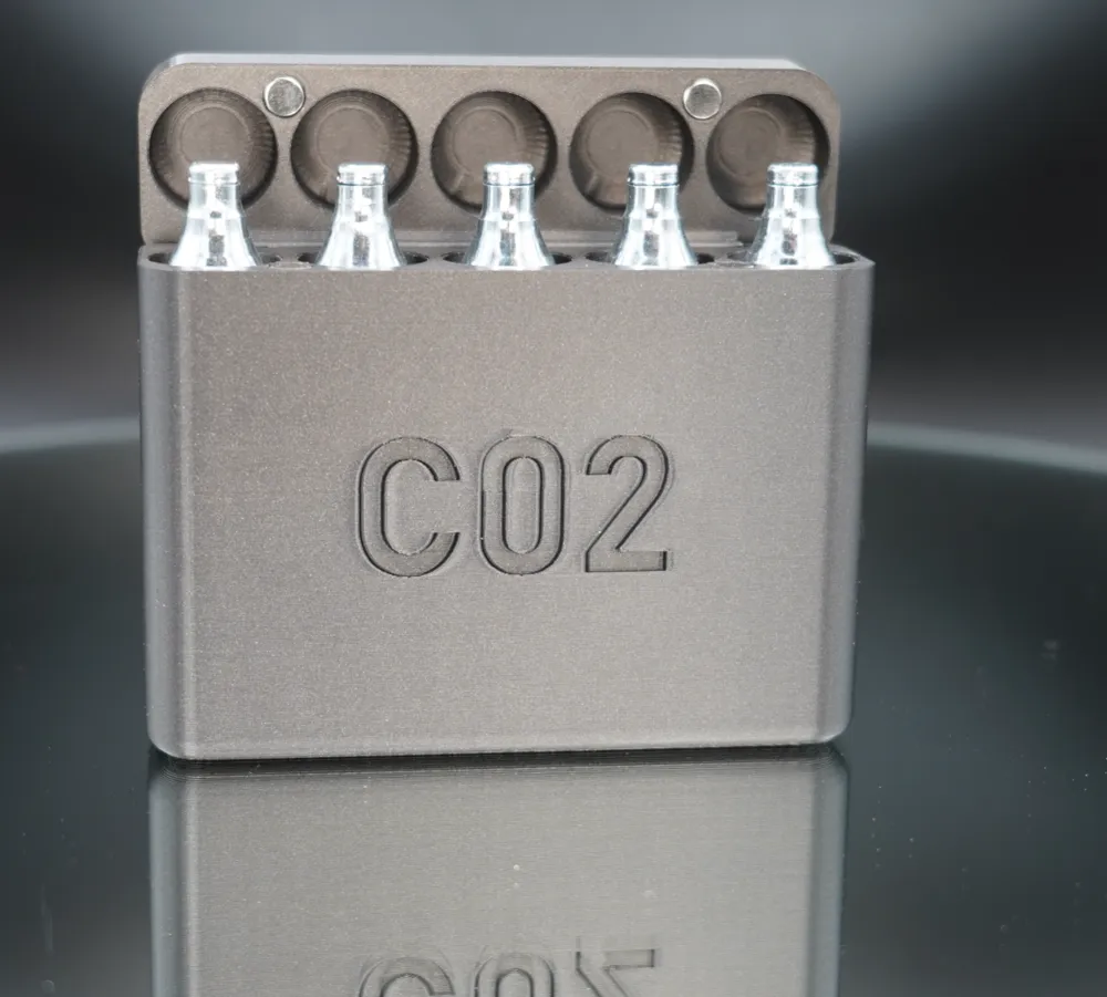 CO2 Cartridges Holder by C0rbac MakerWorld: Download Free 3D Models