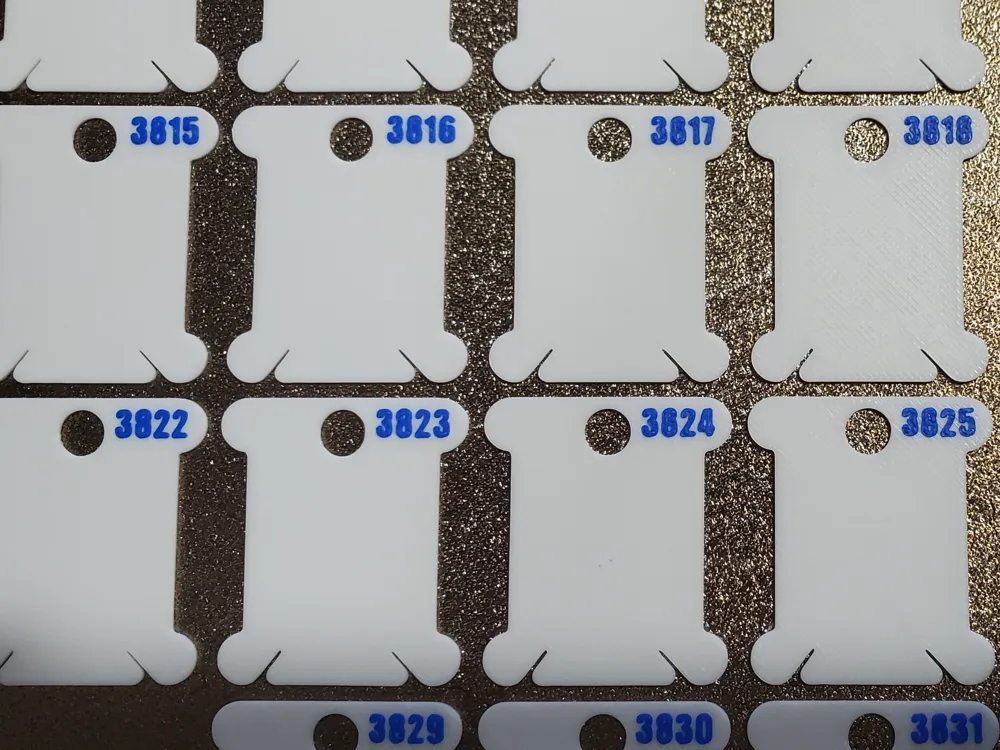 DMC Numbered Embroidery Thread Bobbins: 01-999 Remixed by pcpopper ...