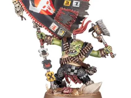 Ork with big Banner - Free 3D Print Model - MakerWorld