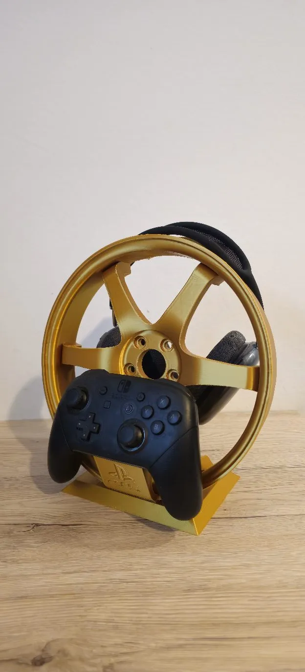 Rim Controller Headset Holder - Free 3D Print Model - MakerWorld