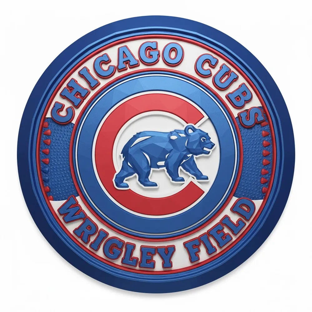 Chicago Cubs Wrigley Field Coaster / Wall Art - Free 3D Print Model ...