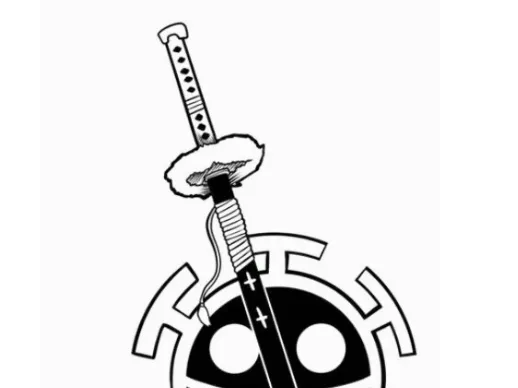 Trafalgar Law Sword one piece - Free 3D Print Model - MakerWorld