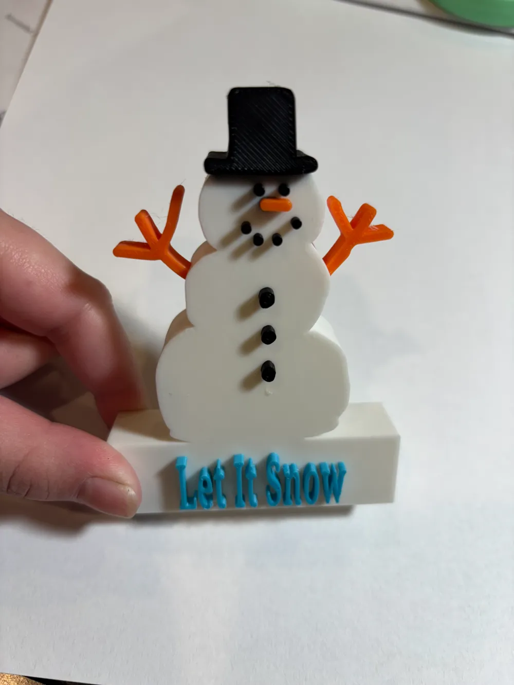Let It Snow Snowman Figurine by VAP_Girls - MakerWorld