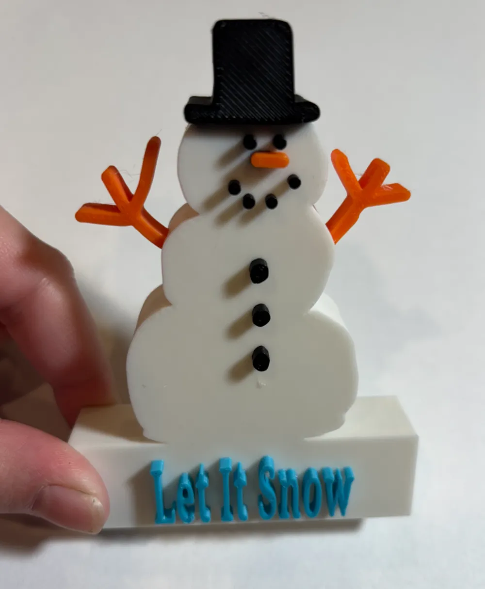 Let It Snow Snowman Figurine by VAP_Girls - MakerWorld