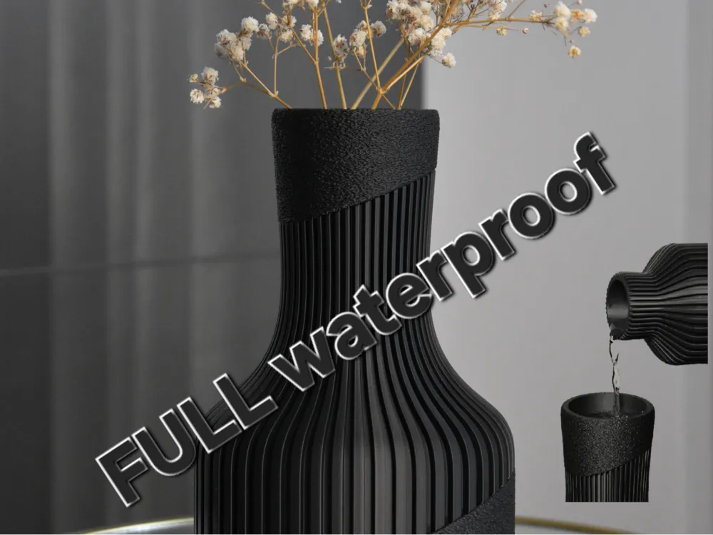 Vase modern style by GoBo_3D MakerWorld: Download Free 3D Models