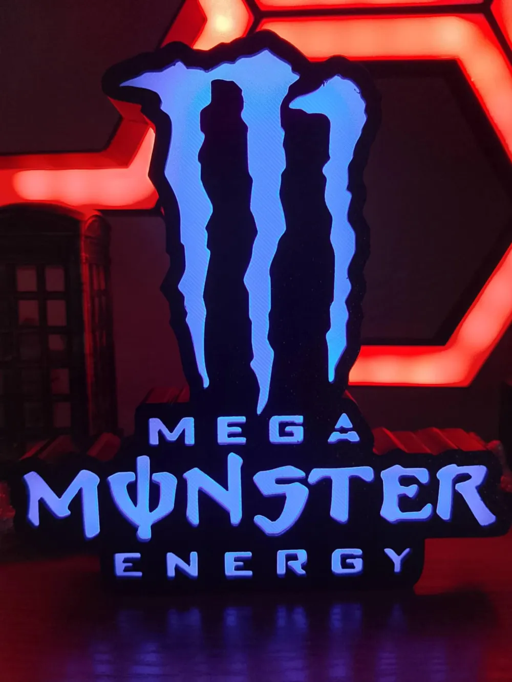 Monster Mega-style RGB LED Lamp – Gaming Decor - Free 3D Print Model ...