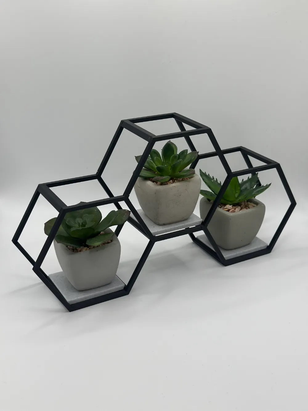 Hexagon Display Stand (Presentation Stand) by TechNick - MakerWorld