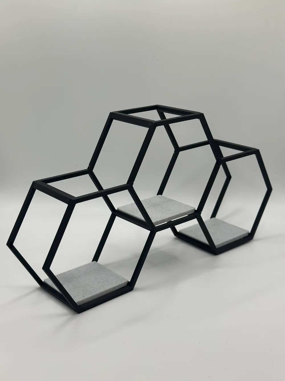 Hexagon Display Stand (Presentation Stand) by TechNick - MakerWorld