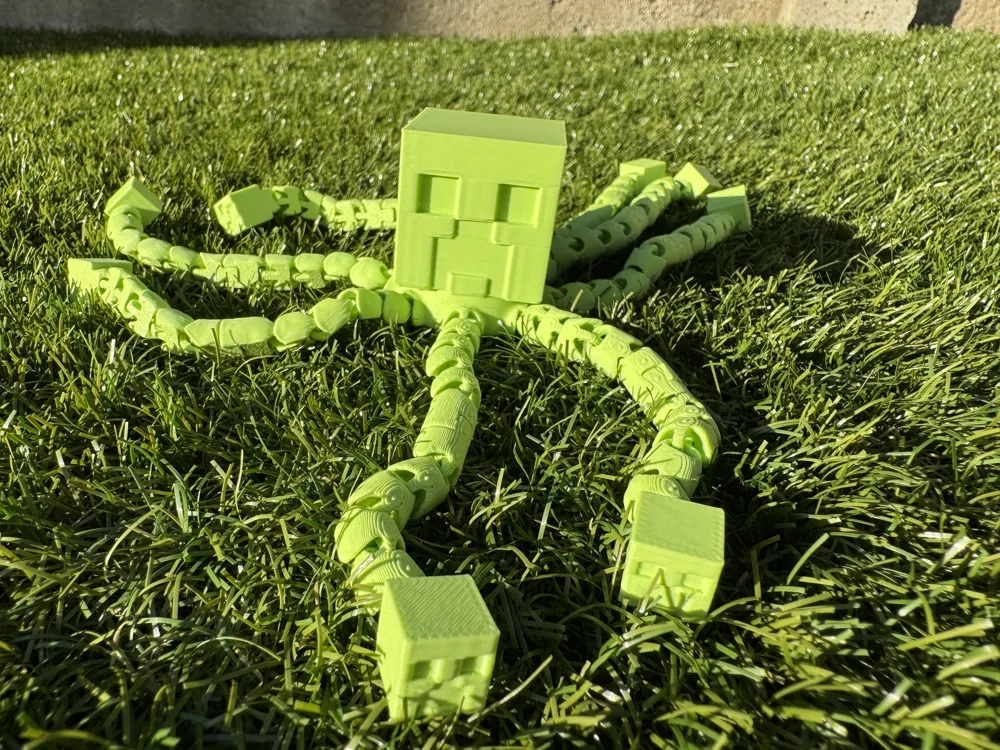 Creeptopus "As Long As You Want" Minecraft Octopus - Free 3D Print ...