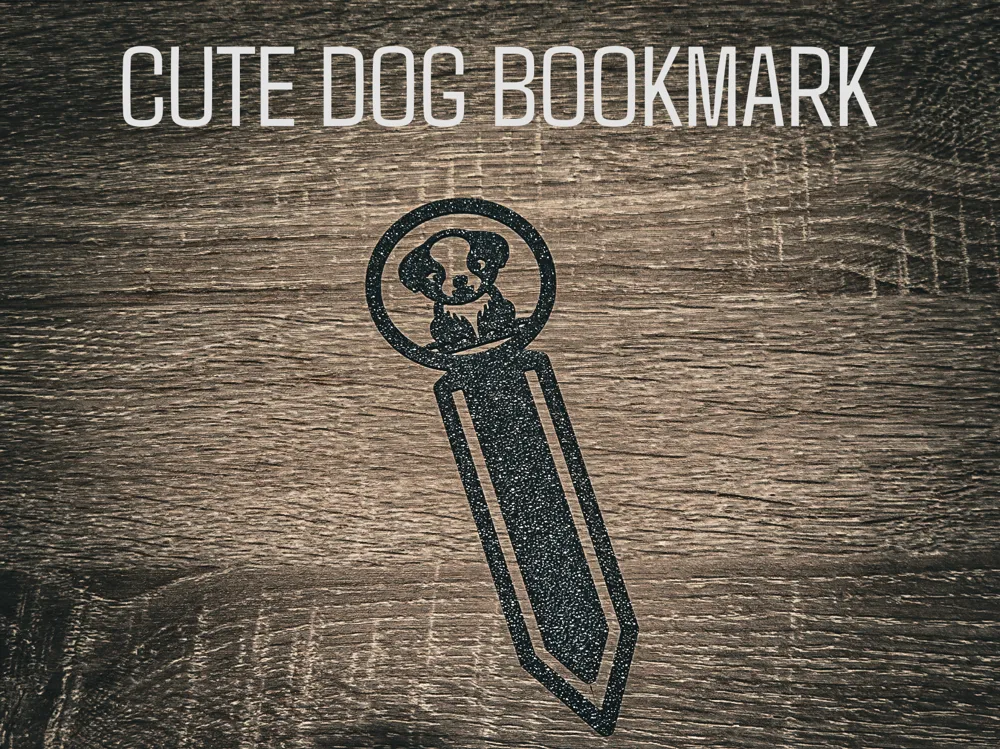 Bookmark - Cute dog / puppy by CoNcLuZiOn - MakerWorld