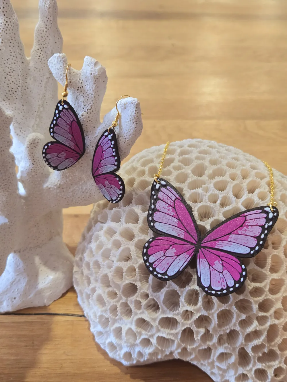 Three "Wing Butterfly" Jewelry Sets by Kumo Design MakerWorld: Download ...