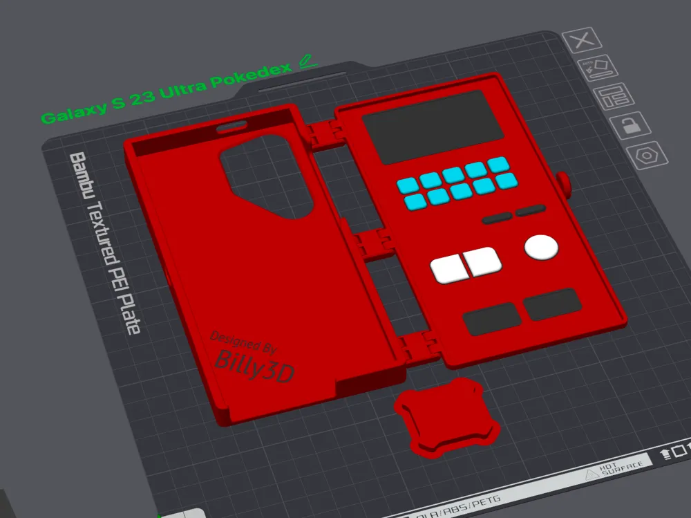 Samsung Galaxy S23 Ultra Pokédex – Kostenloses 3D-Druckmodell – MakerWorld