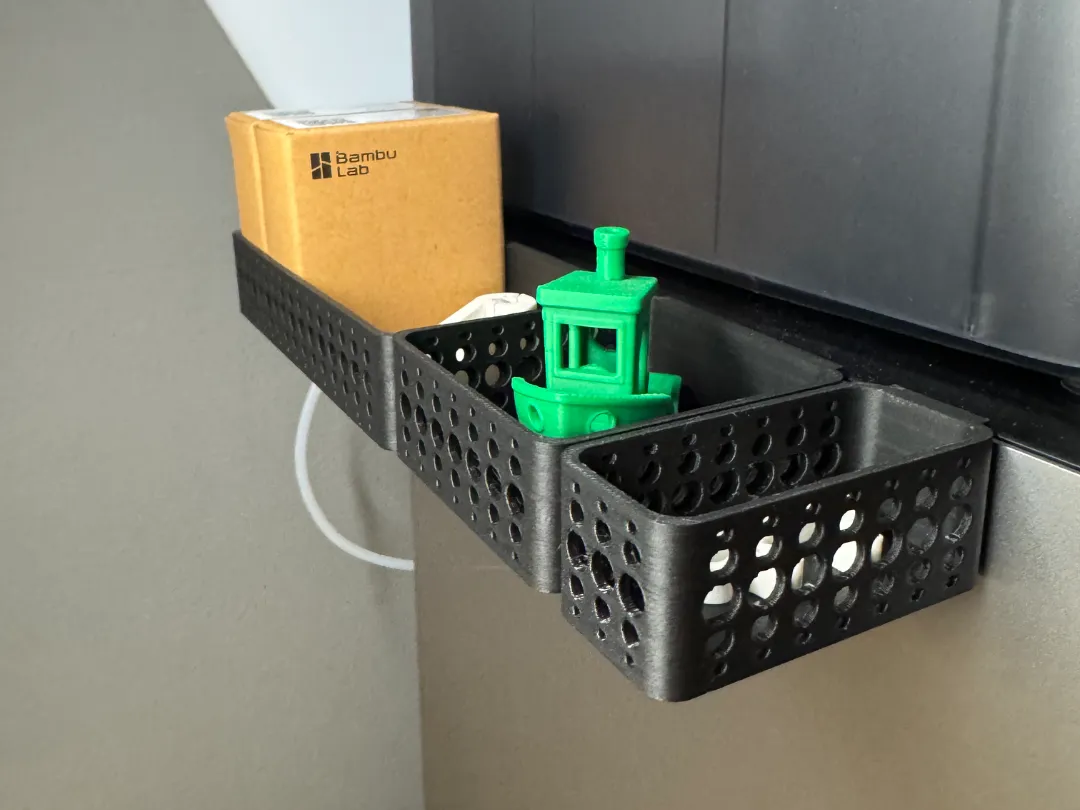 X1C/P1S/P2S - Side Storage Container - Circle - Free 3D Print Model ...