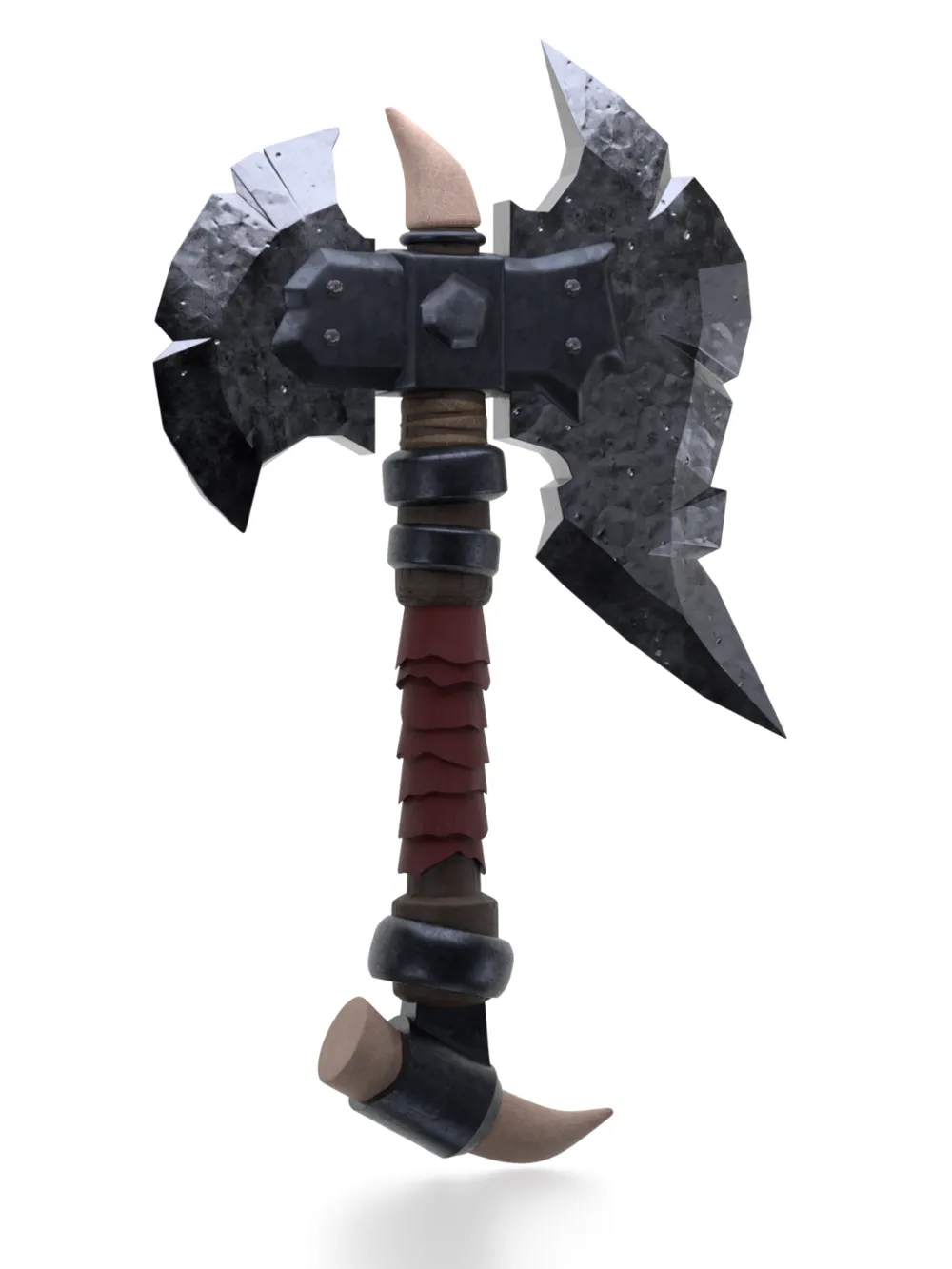 AXE - Fantasy axe scale 1:1 by DesignIsOne MakerWorld: Download Free 3D ...