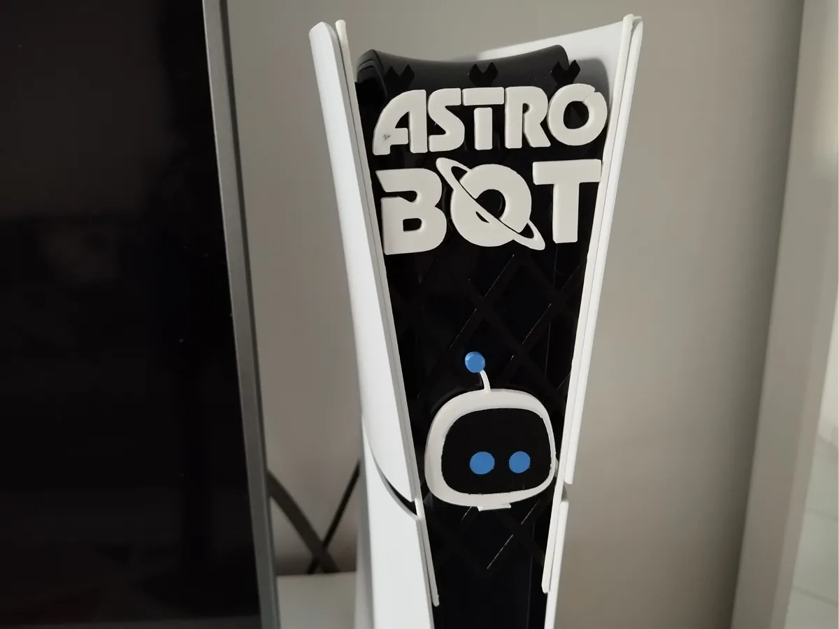PS5 SLIM Astro Bot 面板 来自 zeitoune MakerWorld：免费下载 3D 模型