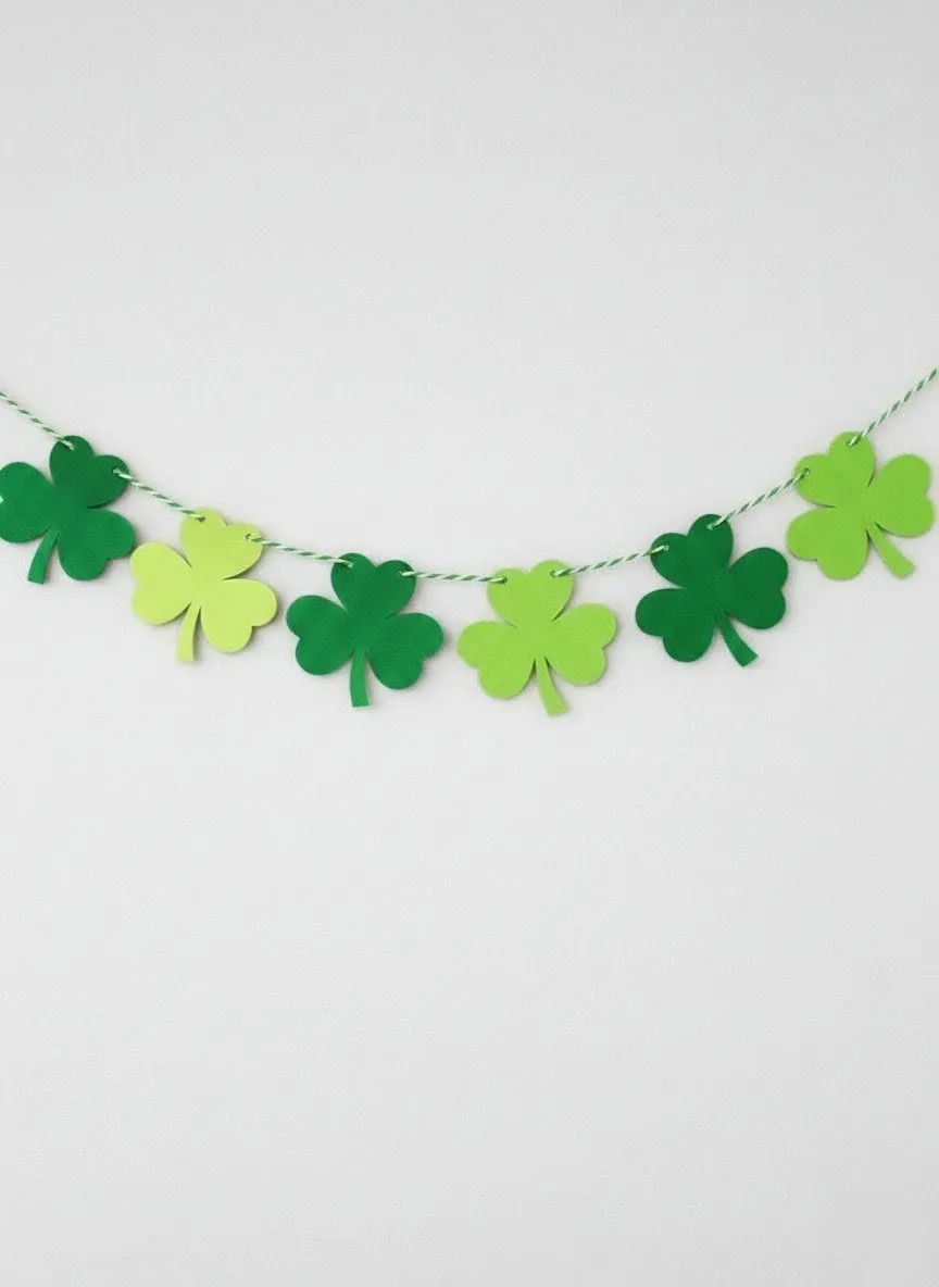 Lucky Charms: The 5-Minute Shamrock Garland! - Free 3D Print Model ...