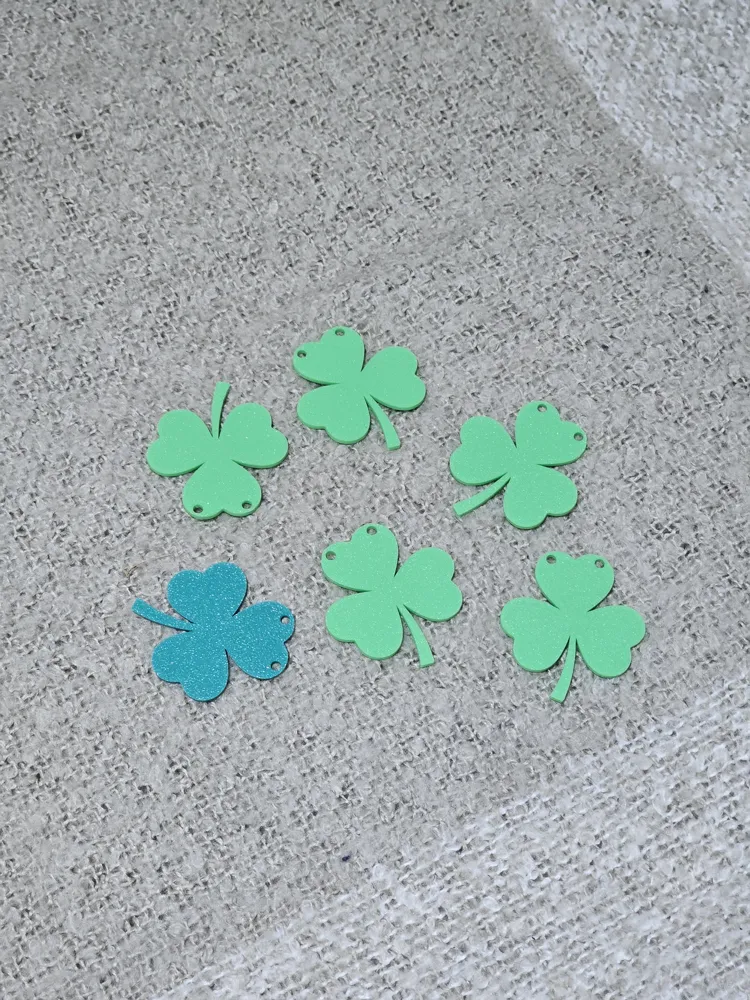 Lucky Charms: The 5-Minute Shamrock Garland! - Free 3D Print Model ...