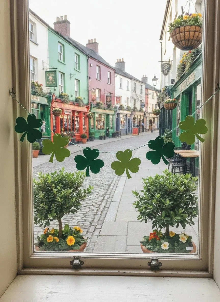 Lucky Charms: The 5-Minute Shamrock Garland! - Free 3D Print Model ...