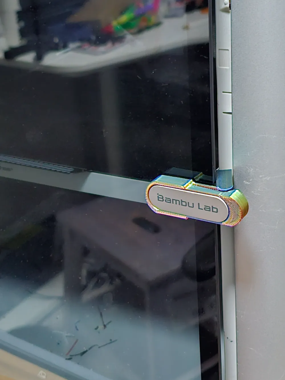 Door handle bambu lab glass door by ID_Tag - MakerWorld