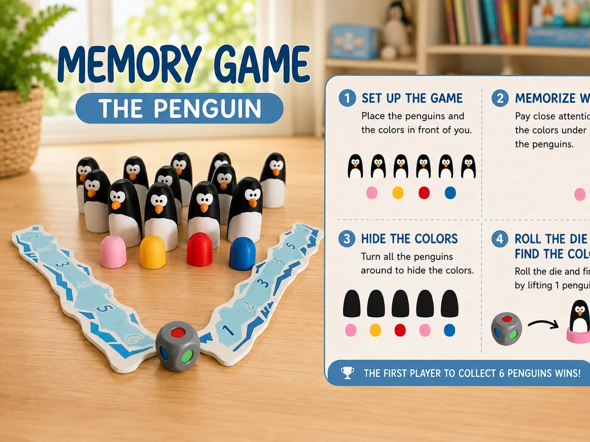 Penguin Memory Game - Free 3D Print Model - MakerWorld
