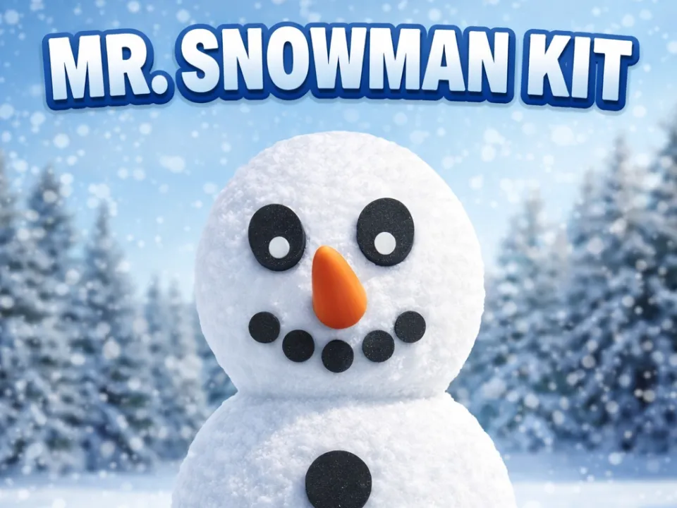 Mr. Snowman Kit – The MR Potato Head" for the Snow - Free 3D Print ...