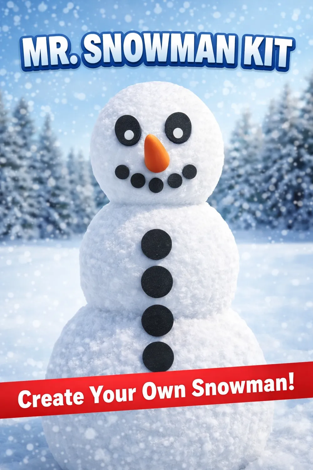 Mr. Snowman Kit – The MR Potato Head" for the Snow - Free 3D Print ...