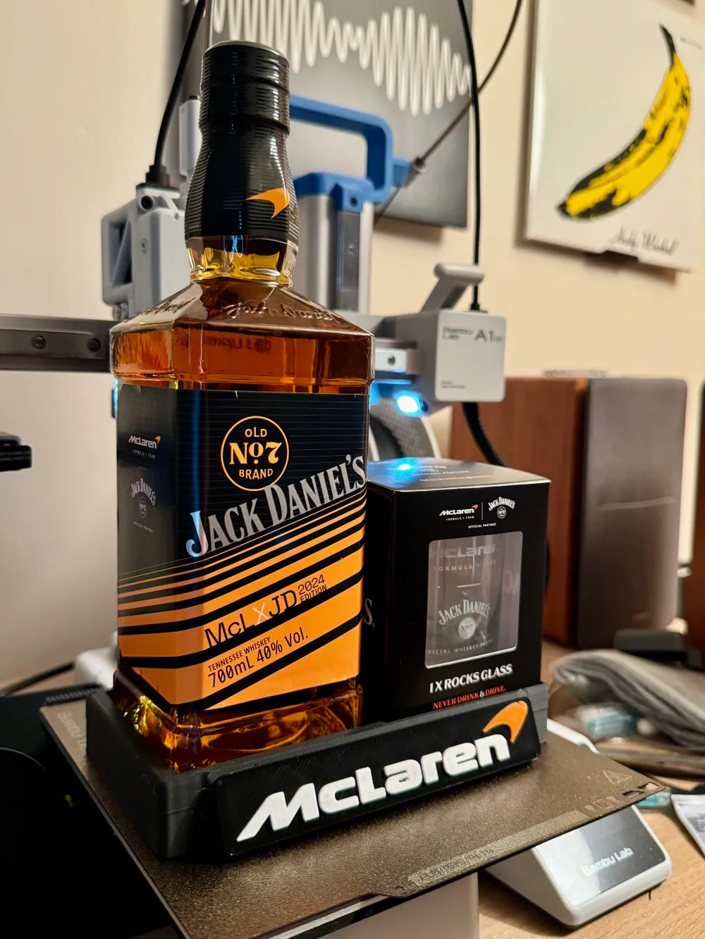 Jack Daniels X Mclaren F1 Whiskey Bottle Display by Monza Labs Design ...